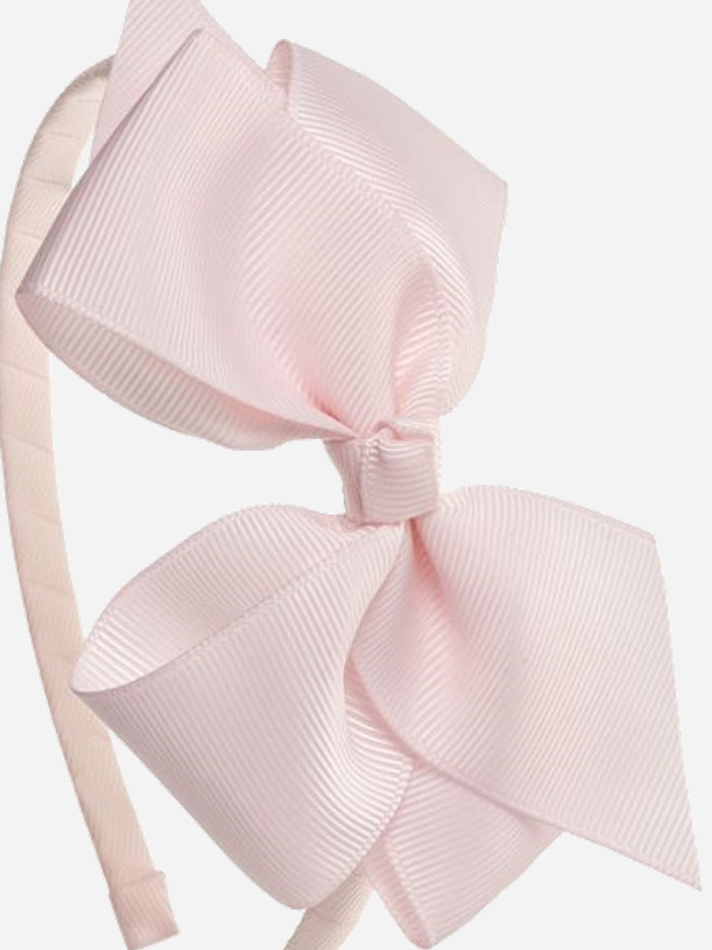 Bandolette pale pink with bow application