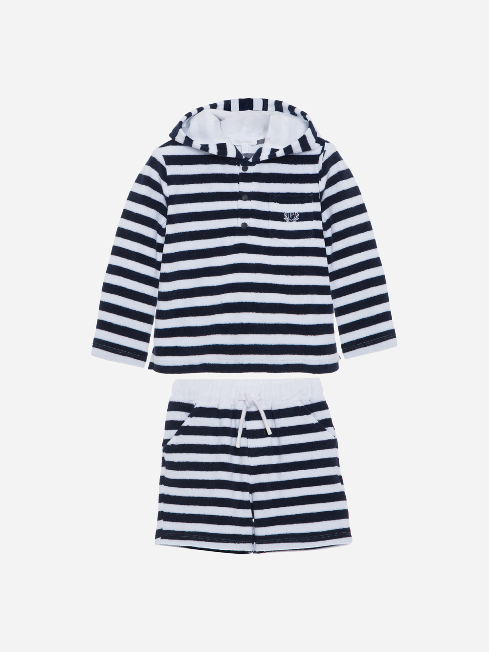 Marine stripes terry set